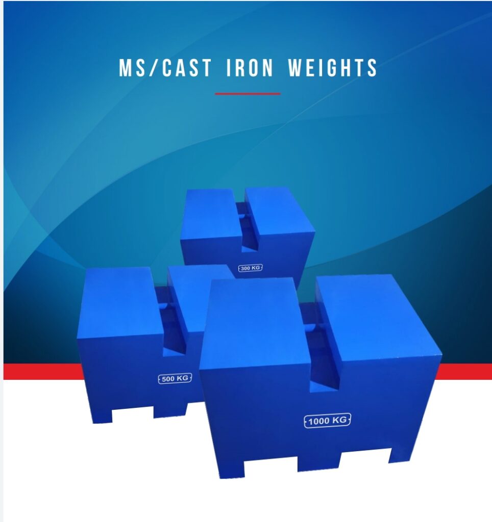 MS Standard Weights | Taj Instruments